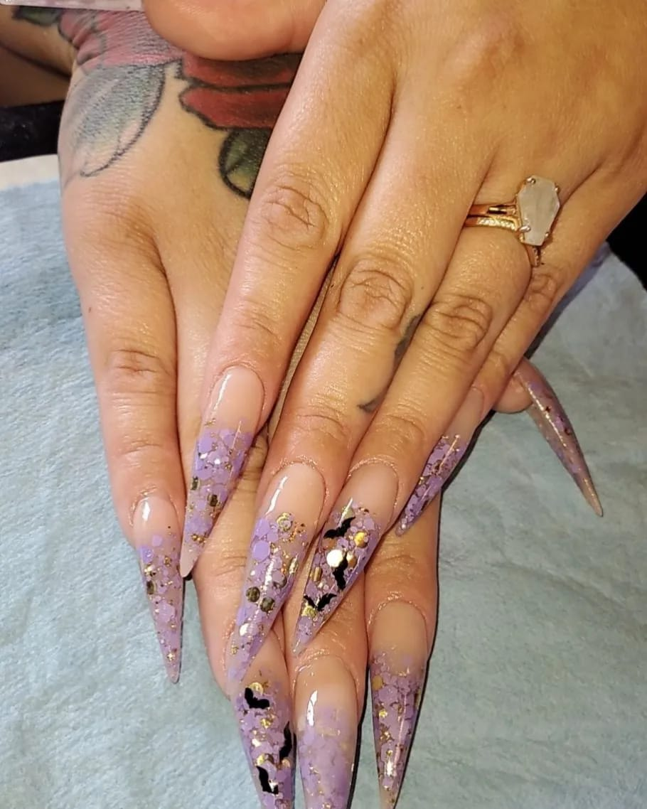 Wizards, Witches & Warlocks Halloween Glitter Nails – Glitter Lambs