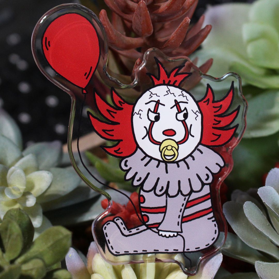 Baby Pennywise The Dancing Clown IT Halloween Magnet – Glitter Lambs