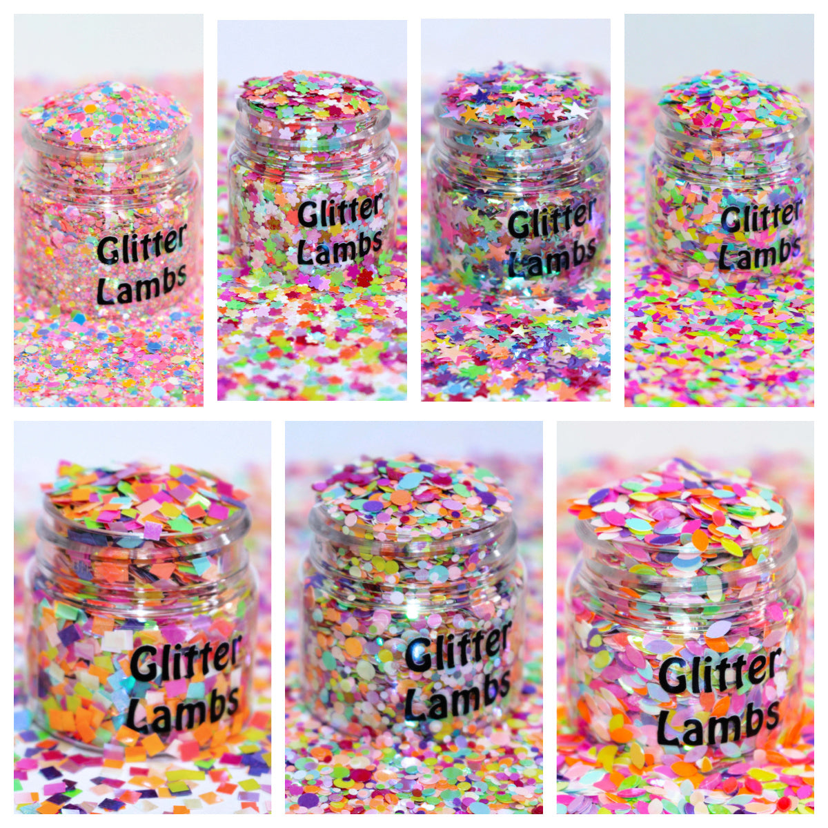 Birthday Party Glitter Bundle of 7 – Glitter Lambs