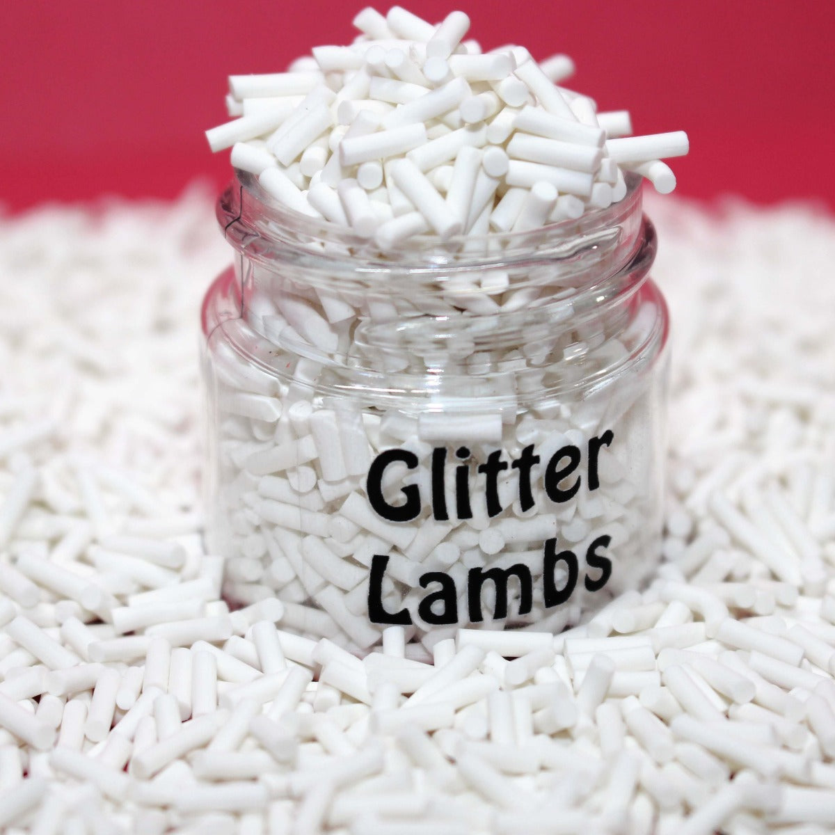 Christmas Snow Drizzle White Clay Sprinkles – Glitter Lambs
