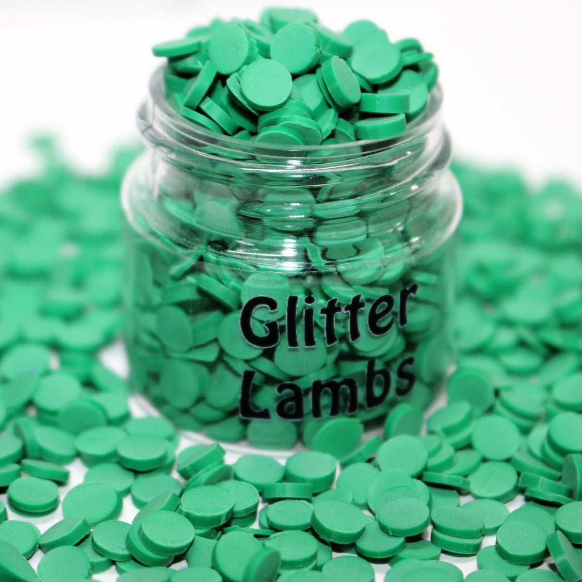 Elf Checkers Green Christmas Dot Clay Sprinkles | Glitter Lambs ...