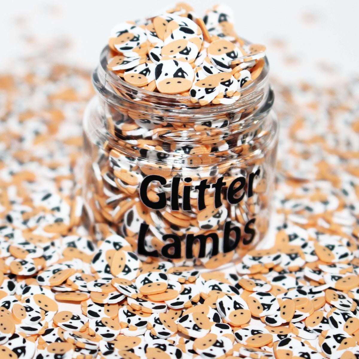 Moo Cow Fake Clay Sprinkles 5mm – Glitter Lambs