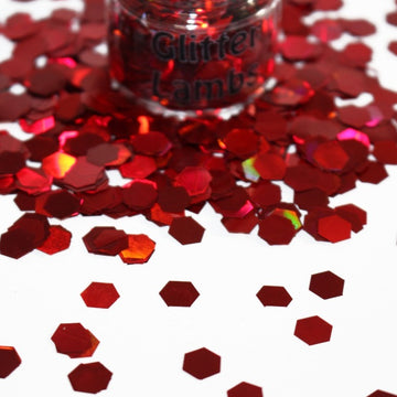 Flaming Hot Glitter | Holographic Size 6mm (.200) – Glitter Lambs