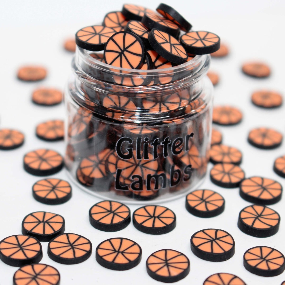 Let's Shoot Some Hoops Basketball Clay Sprinkles | Shaker Bits ...